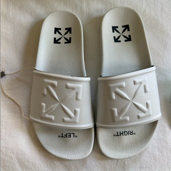 Off-White | Shoes | Offwhite Arrow Pool Slides | Poshmark